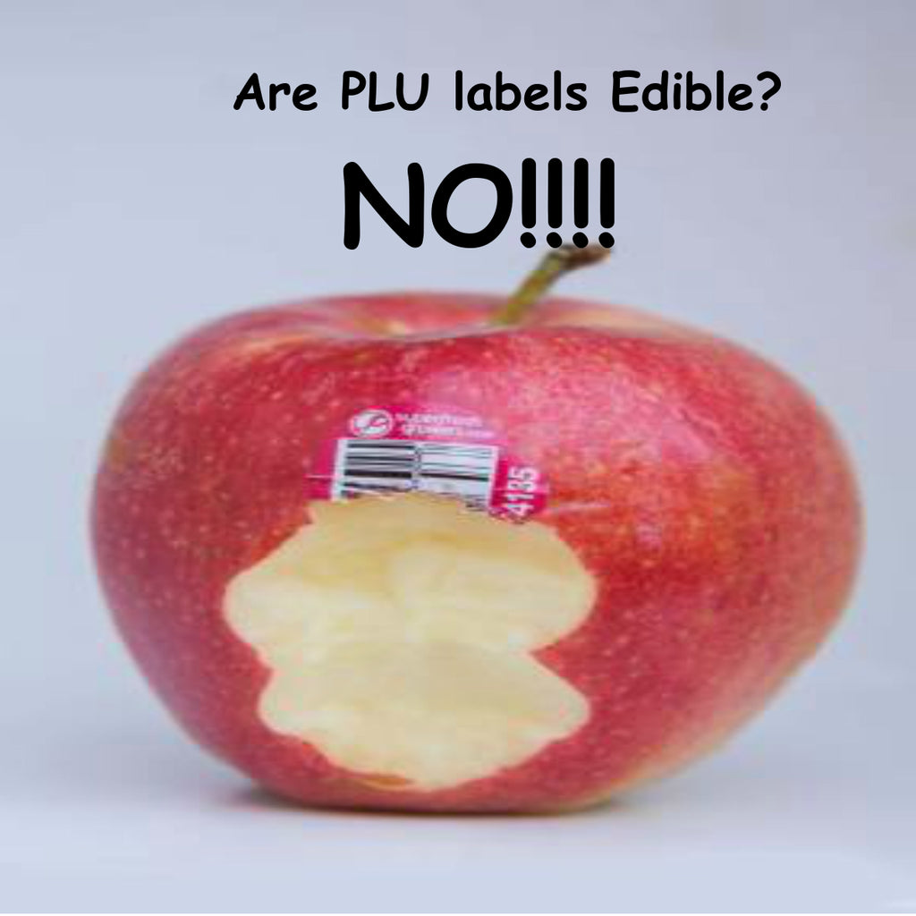 Are PLU labels edible? – American Price Mark